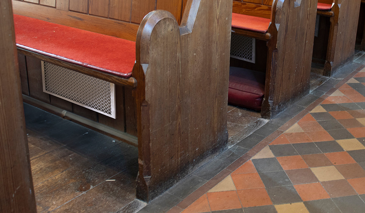 Herschel Under Pew Heater | Church Heating Infrared Panel UK